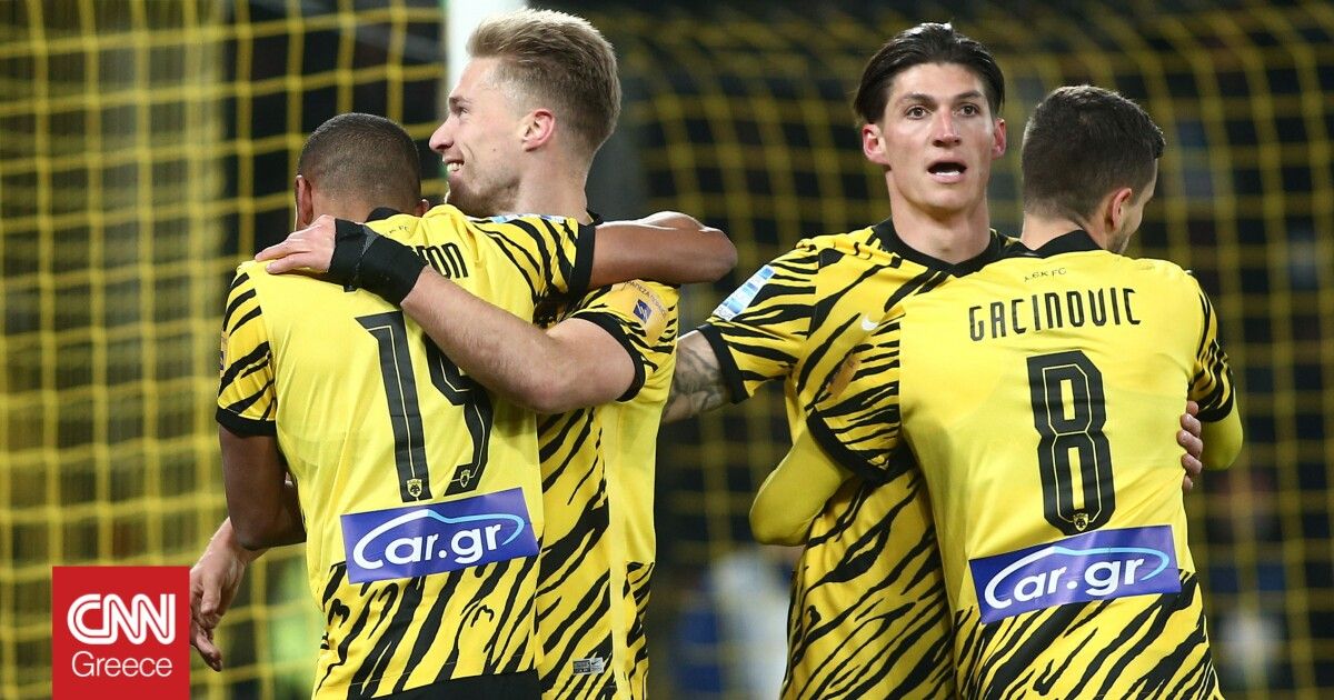 Super League: Η ΑΕΚ νίκησε 3-0 τον Λεβαδειακό, ισοπαλία 2-2 για τον ...