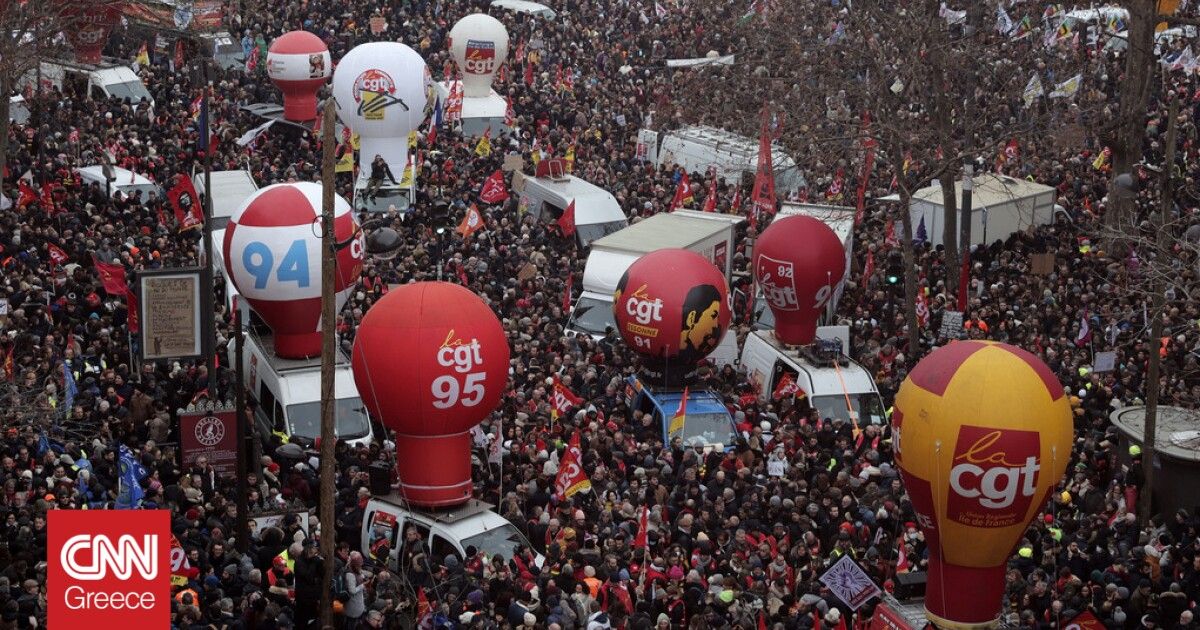 Νέες μαζικές διαδηλώσεις στη Γαλλία: 400.000 πολίτες κατά του ...
