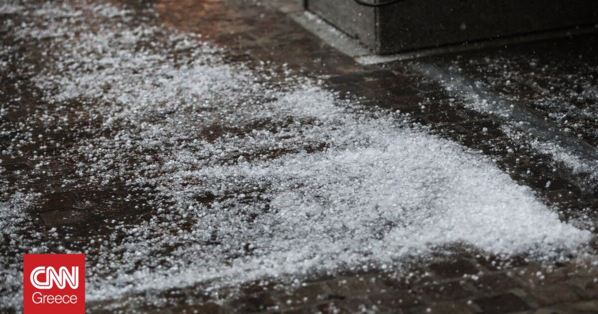 Σφοδρή κακοκαιρία με χαλάζι «χτύπησε» τα ξημερώματα στην Κοζάνη - CNN.gr