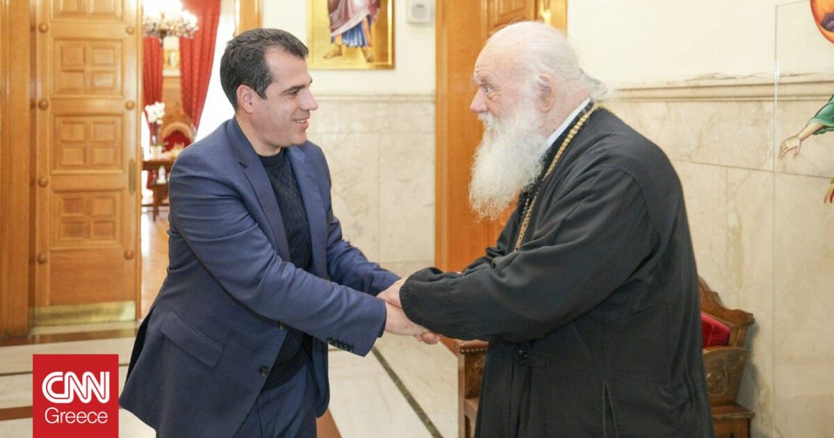 Με τον αρχιεπίσκοπο Ιερώνυμο συναντήθηκε ο Θάνος Πλεύρης - CNN.gr