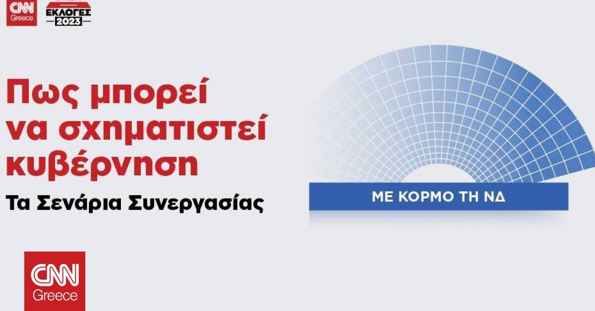 Εκλογές 2023: Tα σενάρια συνεργασίας με κορμό τη ΝΔ - CNN.gr