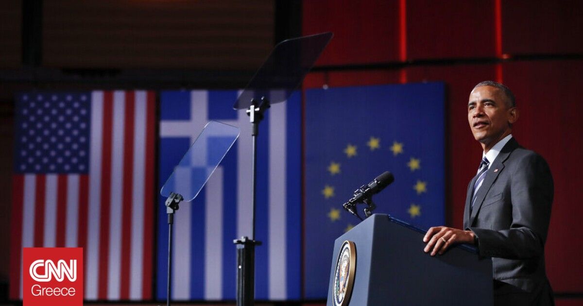 Στην Αθήνα ο πρώην πρόεδρος των ΗΠΑ Μπάρακ Ομπάμα στις 21 Ιουνίου - CNN.gr