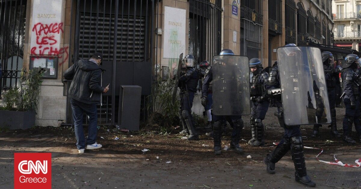 Συγκρούσεις σε διαμαρτυρία στη Γαλλία για τη διάνοιξη σήραγγας - CNN.gr