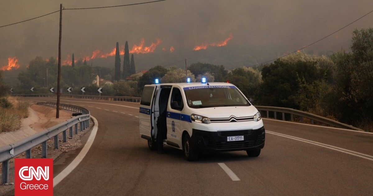 Φωτιά στην Κορινθία: Άνοιξε η παλαιά Εθνική οδός Αθηνών - Κορίνθου και ...