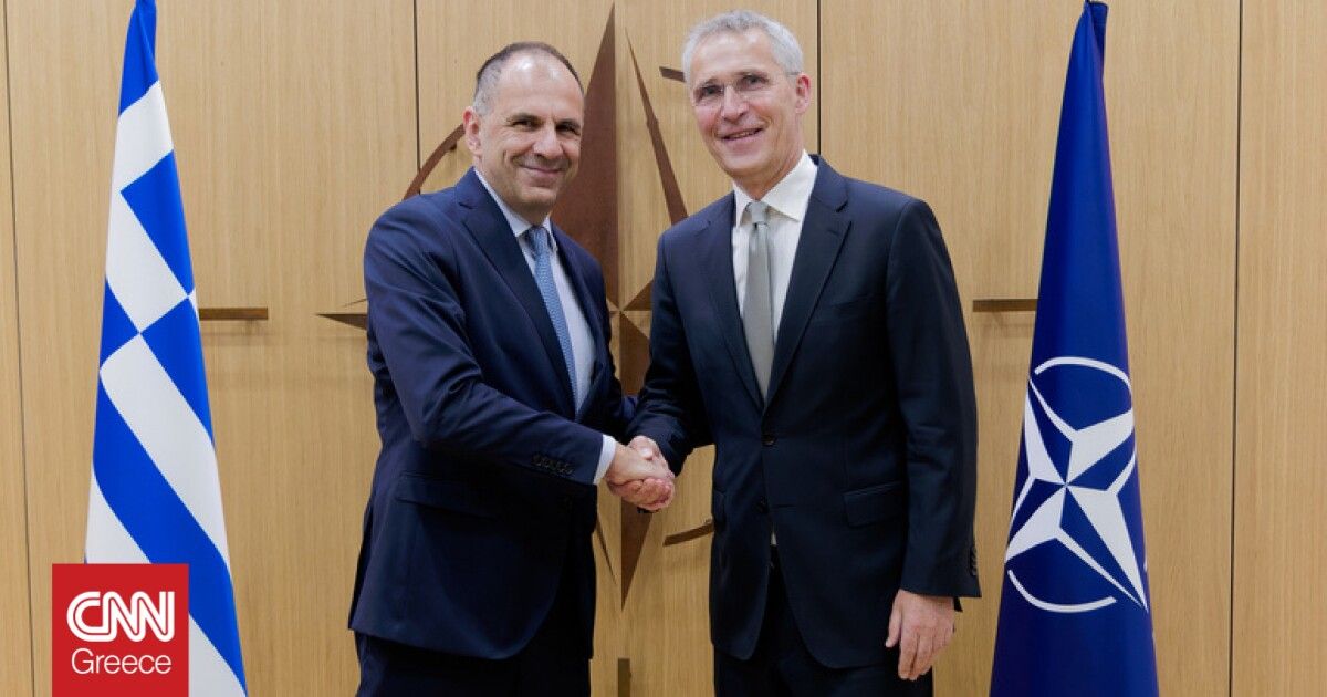 Συνάντηση Γεραπετρίτη - Στόλτενμπεργκ - Τι ζήτησε από τον γ.γ του ΝΑΤΟ ...
