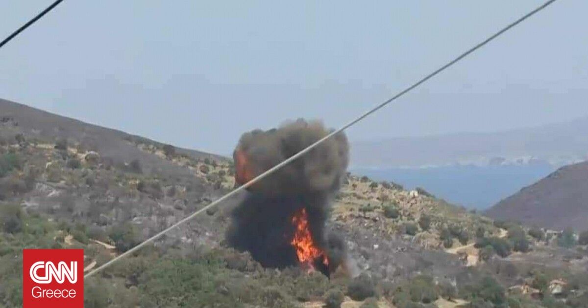 Πτώση Καναντέρ στην Κάρυστο - Πώς έγινε η συντριβή - CNN.gr
