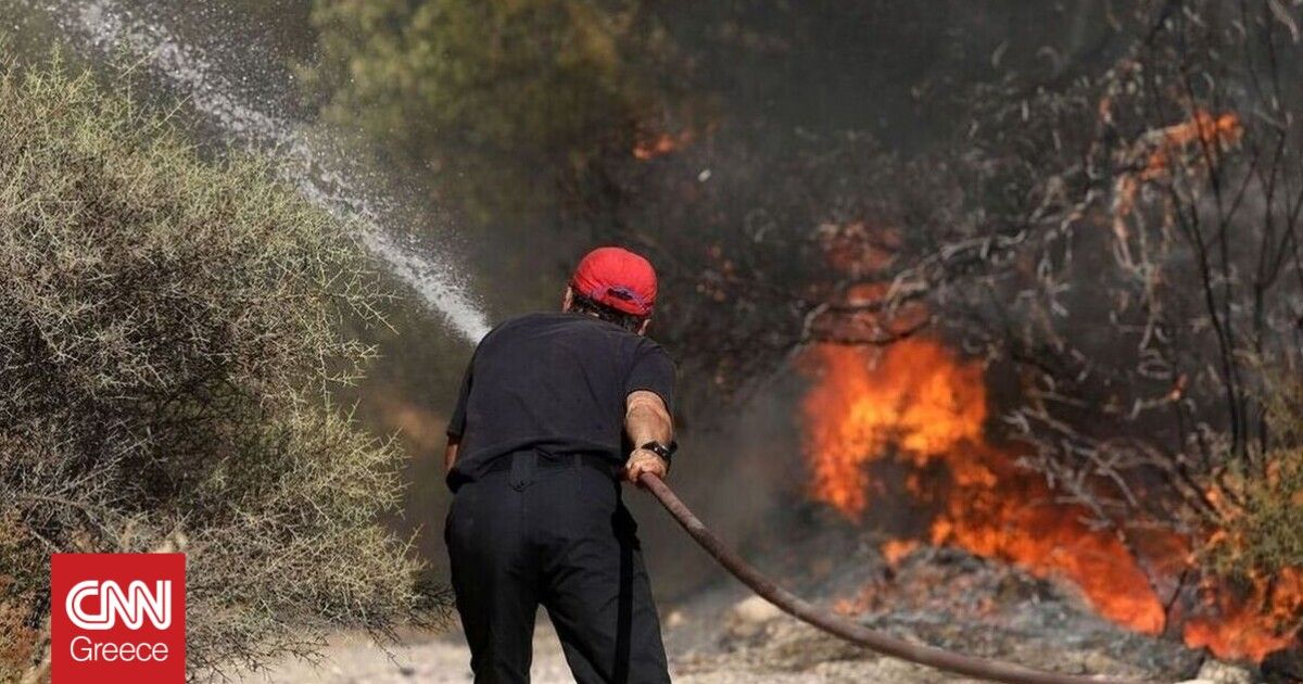 Πυρκαγιά σε δασική περιοχή στη Σάμο - CNN.gr