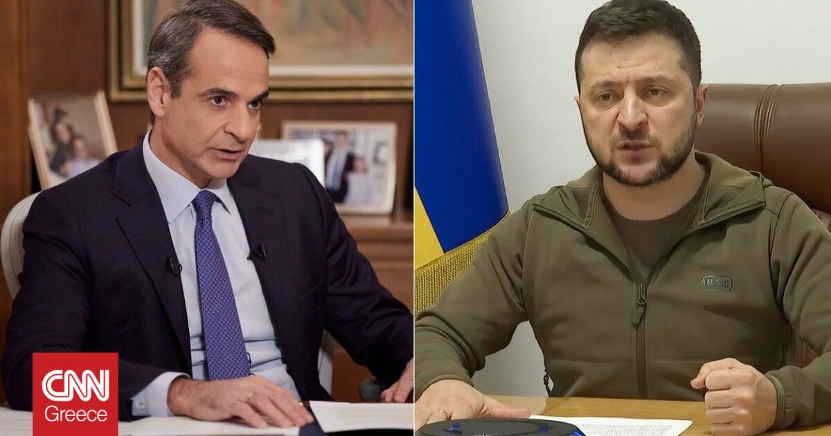 Το «ευχαριστώ» Ζελένσκι στην Ελλάδα και τον Κυριάκο Μητσοτάκη - CNN.gr