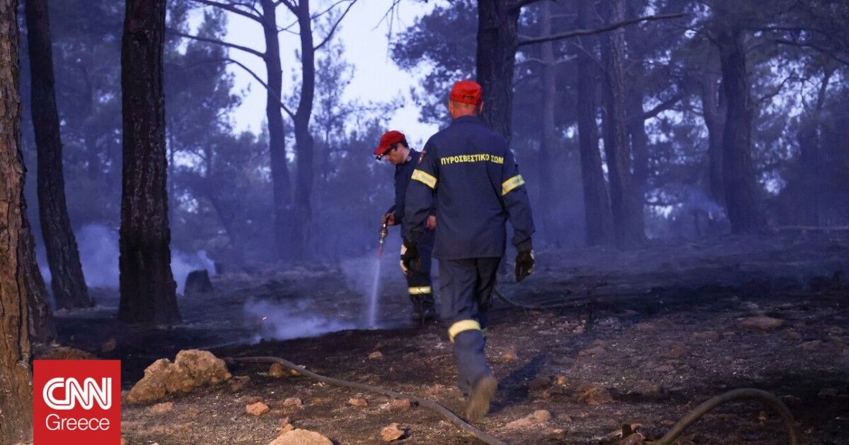 Φωτιά στη Χαλκιδική: Υπό έλεγχο η πυρκαγιά στο Βατοπέδι Ορμύλιας - CNN.gr