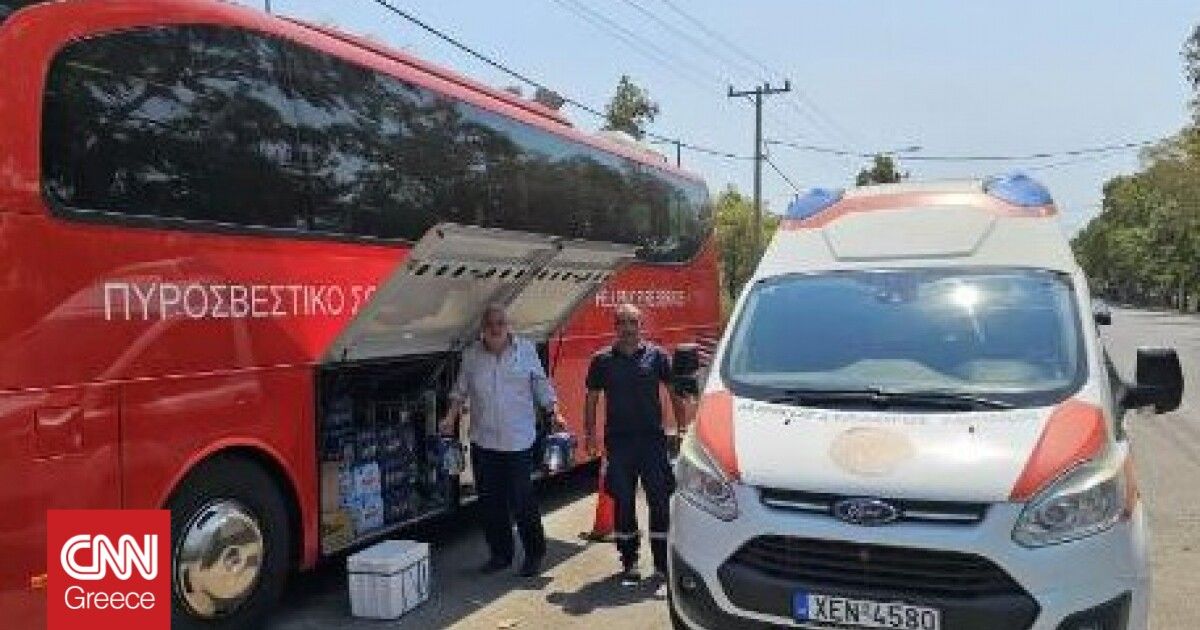 Πυρκαγιές: Ασθενοφόρο με διασώστη και ιατρικό προσωπικό από τον ΙΣΑ ...