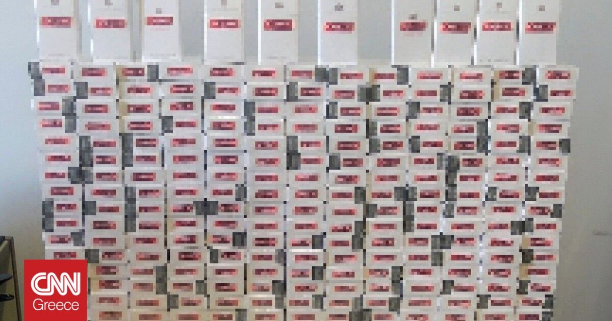 Κατάσχεση 5.400 λαθραίων τσιγάρων στη Σούδα - CNN.gr