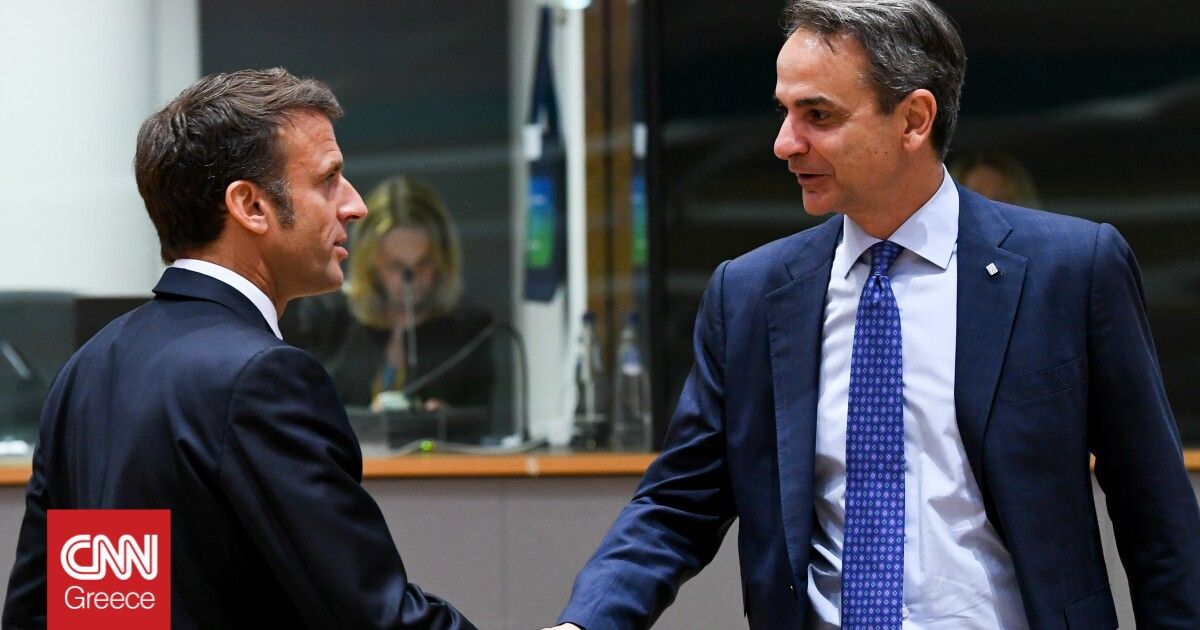 Μητσοτάκης σε Μακρόν: Η Ελλάδα συνεπής στην πολιτική φύλαξης των ...
