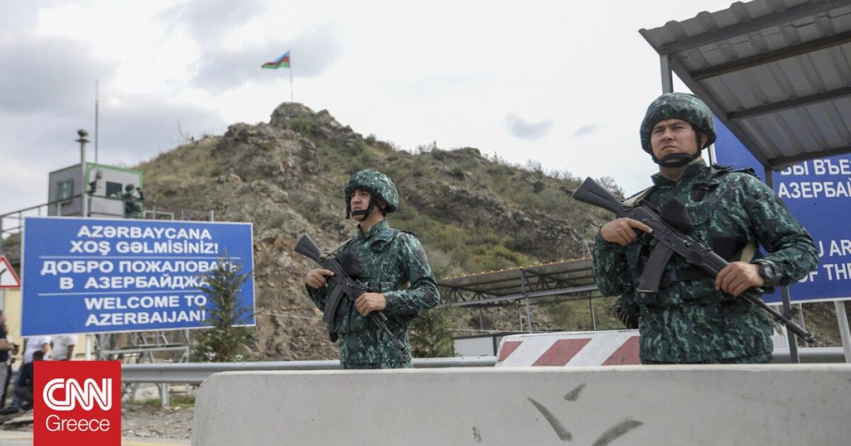 Ναγκόρνο Καραμπάχ: Ο Αλίεφ ύψωσε τη σημαία του Αζερμπαϊτζάν στην ...