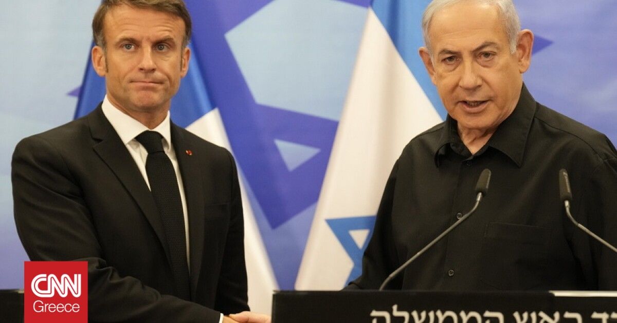 Μακρόν: «Συγκρότηση διεθνούς συνασπισμού» κατά της Χαμάς και ...