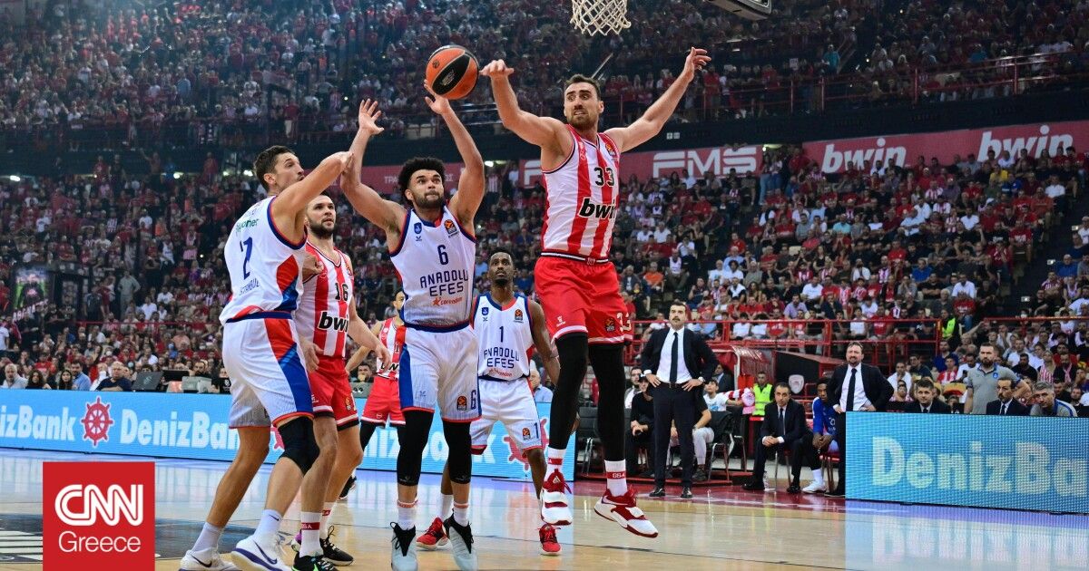 Ολυμπιακός - Ανατολού Εφές 75 - 57: Άνετη νίκη με «όπλο» την άμυνα - CNN.gr