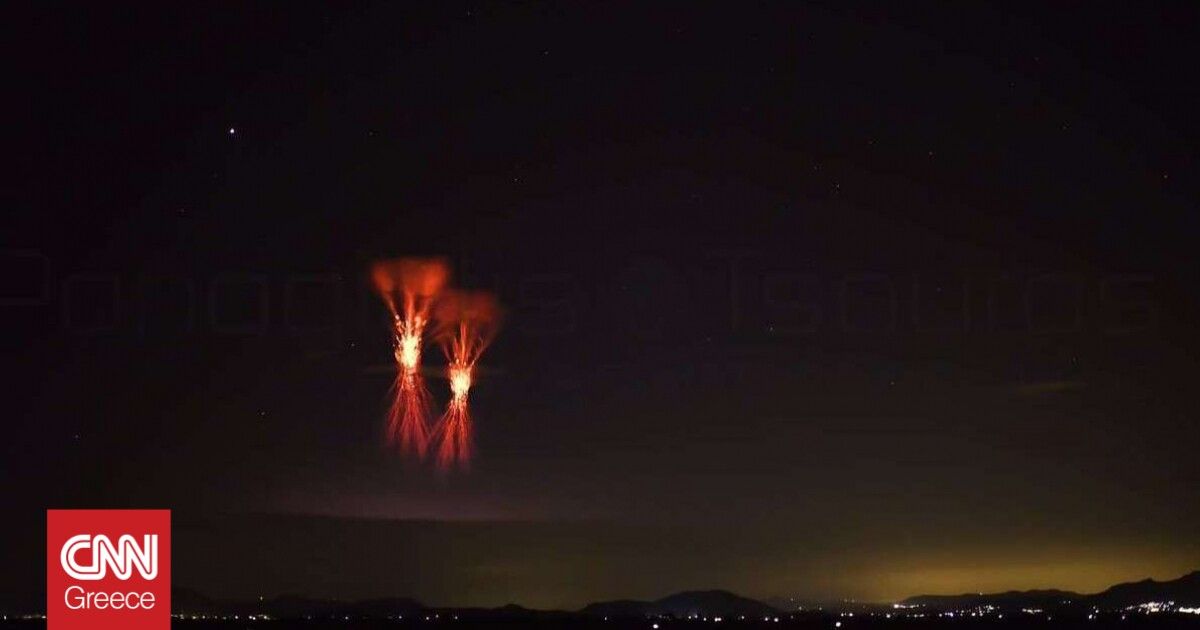 Red sprite: Το εντυπωσιακό σπάνιο φαινόμενο μετά την καταιγίδα στο ...