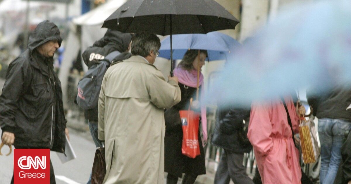 Καιρός σήμερα: Άστατος με βροχές σποραδικές καταιγίδες και ανέμους - CNN.gr