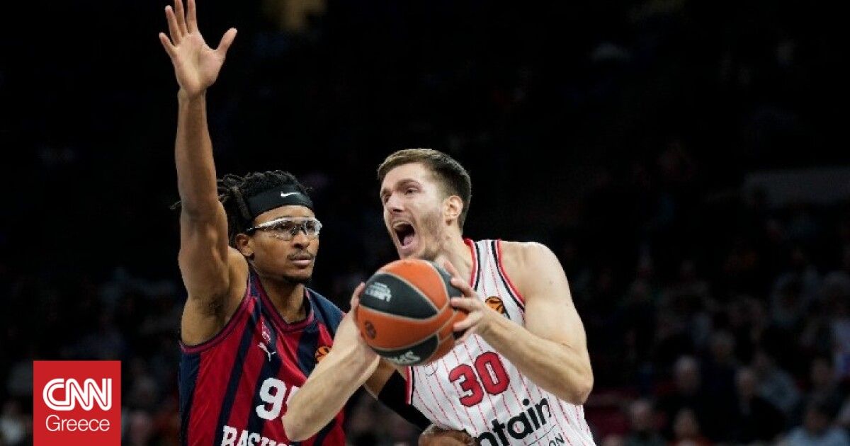 Euroleague: Εκτός εξάδας ο Ολυμπιακός - Ηττήθηκε από την Μπασκόνια με 80-69 - CNN.gr