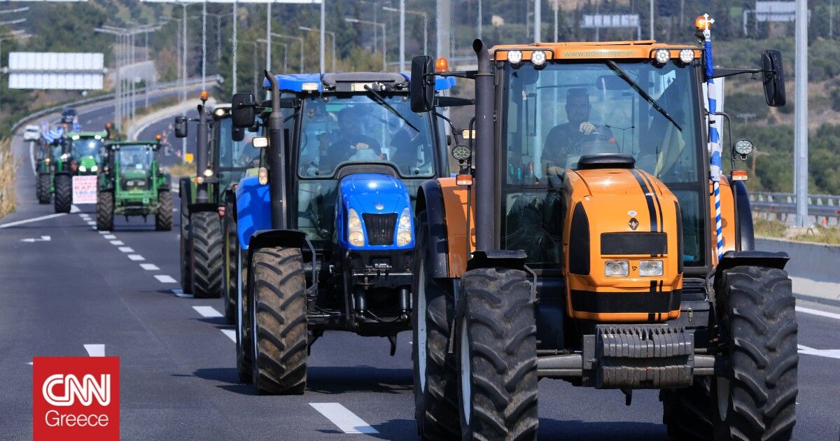 Αγρότες: Στο Κάστρο Βοιωτίας συγκεντρώνεται το κομβόι των τρακτέρ - CNN.gr