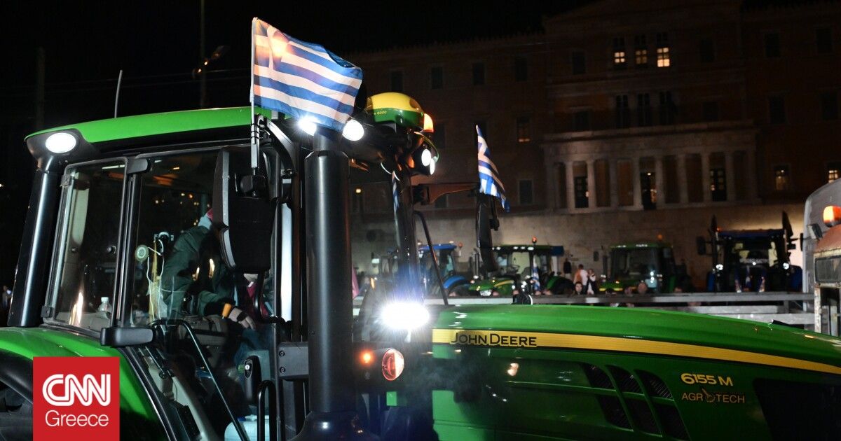Ολονύχτια «πολιορκία» με τρακτέρ στο Σύνταγμα - Οι επόμενες κινήσεις ...