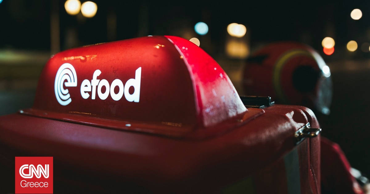 Αύξηση κατά 20% του αριθμού των διανομέων του efood, το πρώτο τρίμηνο του 2024 - CNN.gr