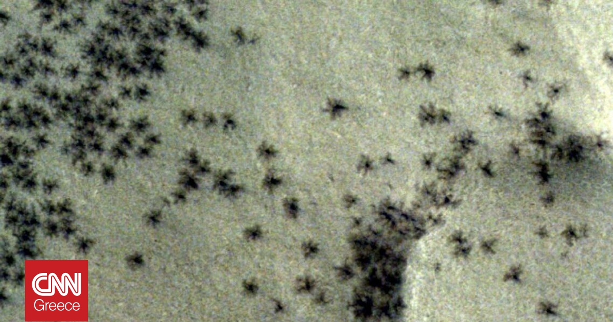 Το αίνιγμα των γιγάντιων «αραχνών» στην επιφάνεια του Άρη - CNN.gr