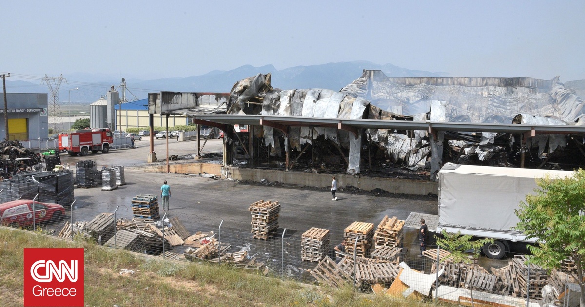 Λαμία: Στο μικροσκόπιο των Αρχών η πυρκαγιά στο εργοστάσιο με τα ...