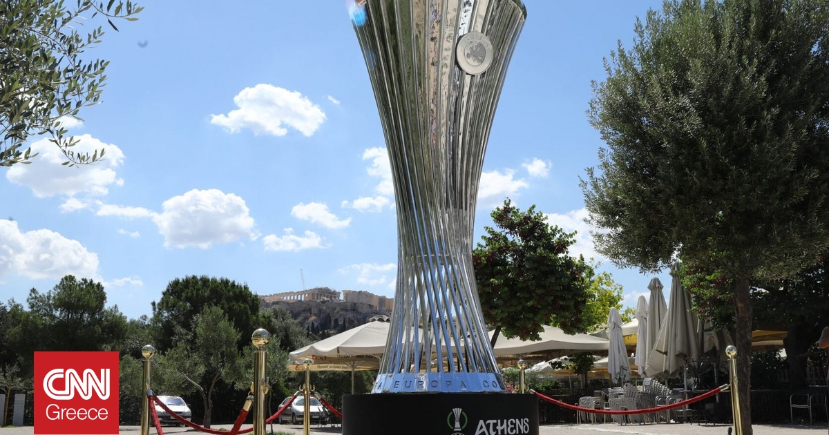 Τελικός Europa Conference League: Στο Θησείο το γιγάντιο τρόπαιο - CNN.gr