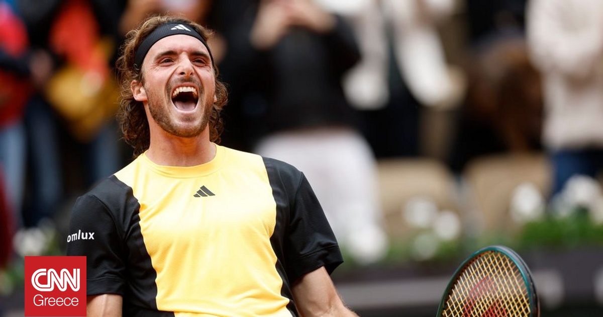 Τσιτσιπάς: Πανηγυρική πρόκριση στα προημιτελικά του Ρολάν Γκαρός - CNN.gr