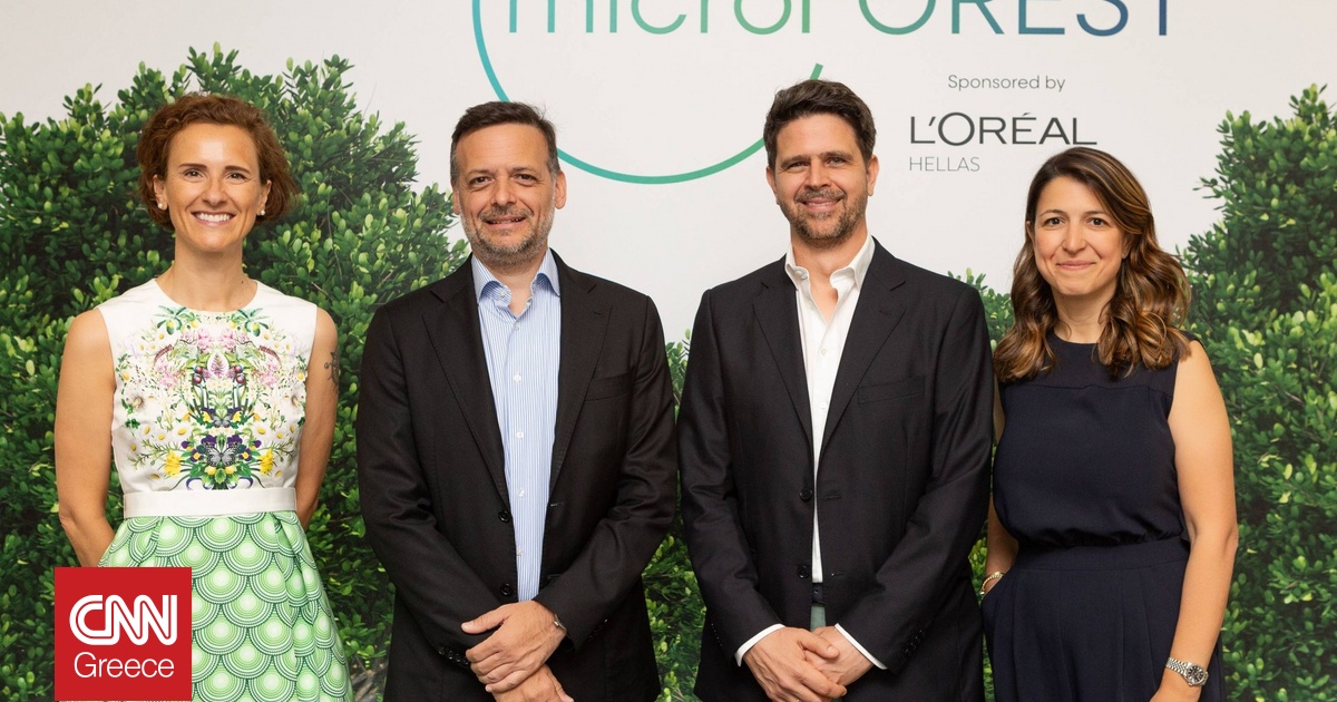 Ένα micro Forest φυτεύεται στην καρδιά της Αθήνας από τη L'Oréal Hellas - CNN.gr