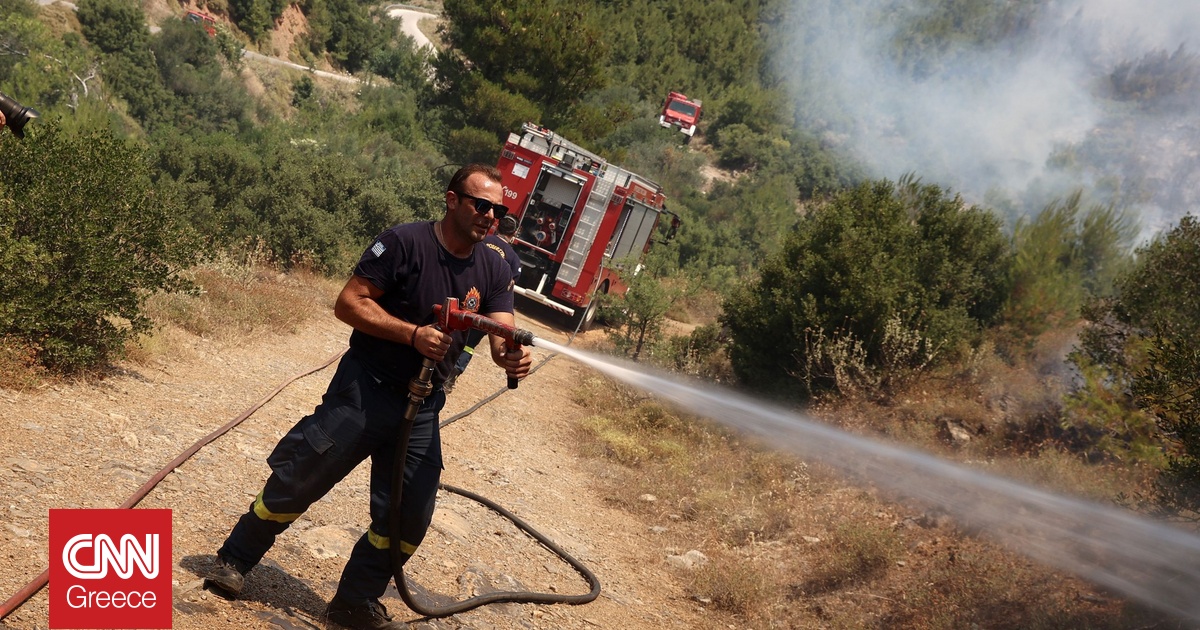Φωτιά στη Βοιωτία: Μήνυμα από το 112 - Επιχειρούν ισχυρές δυνάμεις - CNN.gr