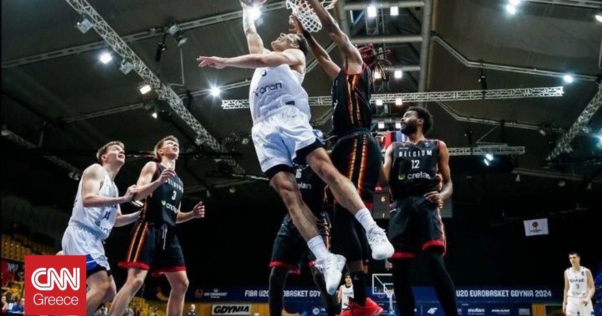Eurobasket U20: Το χαλκινο μετάλλιο κατέκτησε η «γαλανόλευκη» - Νίκησε 70-68 το Βέλγιο - CNN.gr