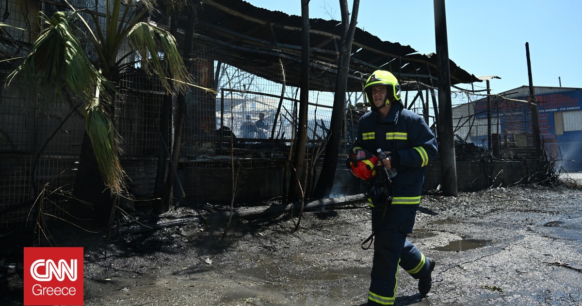 Φωτιά στο Αιγάλεω: Εστάλη μήνυμα από το 112 - Εκτακτες κυκλοφοριακές ...