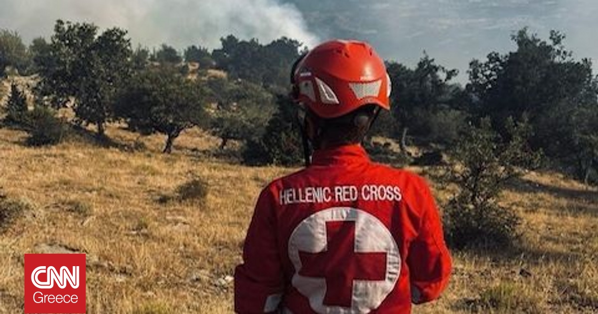Ο Ελληνικός Ερυθρός Σταυρός στην πρώτη γραμμή της μάχης με τις φλόγες ...