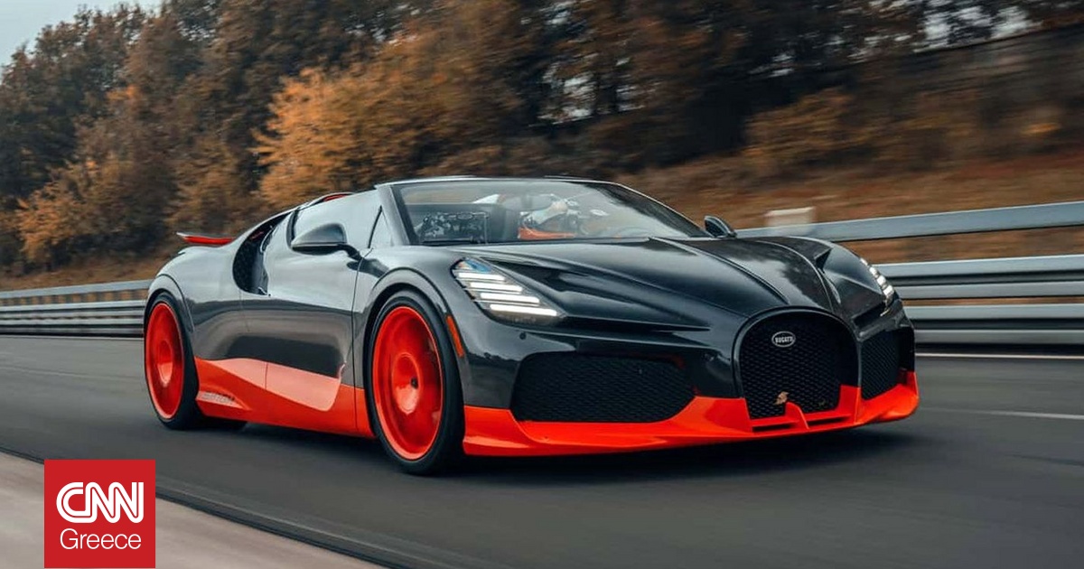 Δεν υπάρχει πιο γρήγορο ρόουντστερ στον κόσμο από την Bugatti Mistral ...