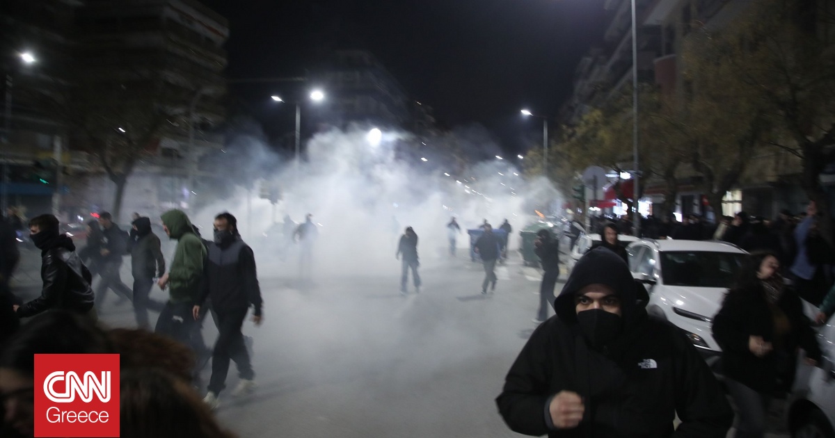 Σοβαρά επεισόδια στο κέντρο της Θεσσαλονίκης στο συλλαλητήριο για τα ...