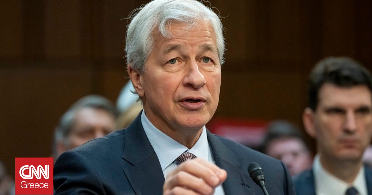 Dimon (JPMorgan): «Βλέπει» απώλειες κερδών για τον S&P 500 - Οι αγορές είναι πολύ εφησυχασμένες ...
