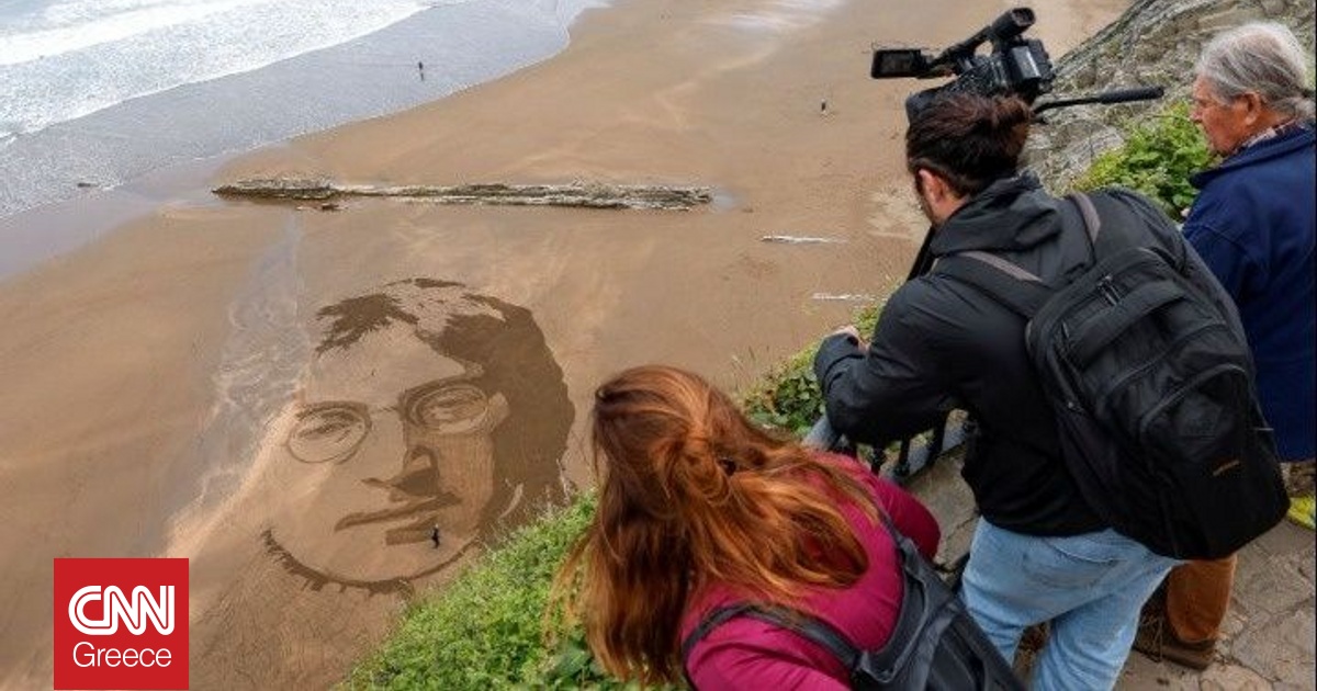 Ισπανία: Πορτρέτα μουσικών θρύλων δημιούργησε στην άμμο ο καλλιτέχνης ...