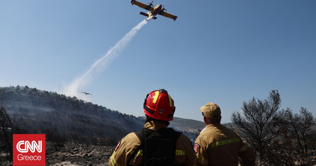 Συναγερμός στην Πυροσβεστική: Φωτιές σε Αγία Μαρίνα, Διδυμότειχο και Δομοκό - Εστάλη 112 - CNN.gr