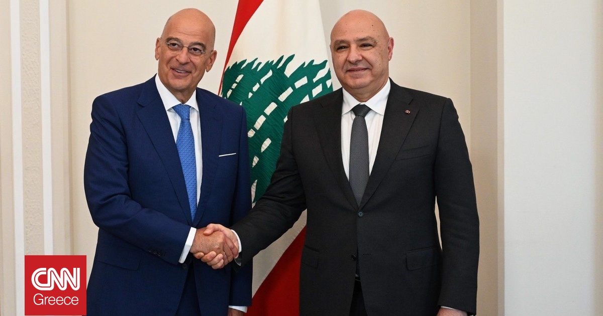 Συναντήσεις Δένδια στη Βηρυτό με πρόεδρο, αντιπρόεδρο και υπουργό ...
