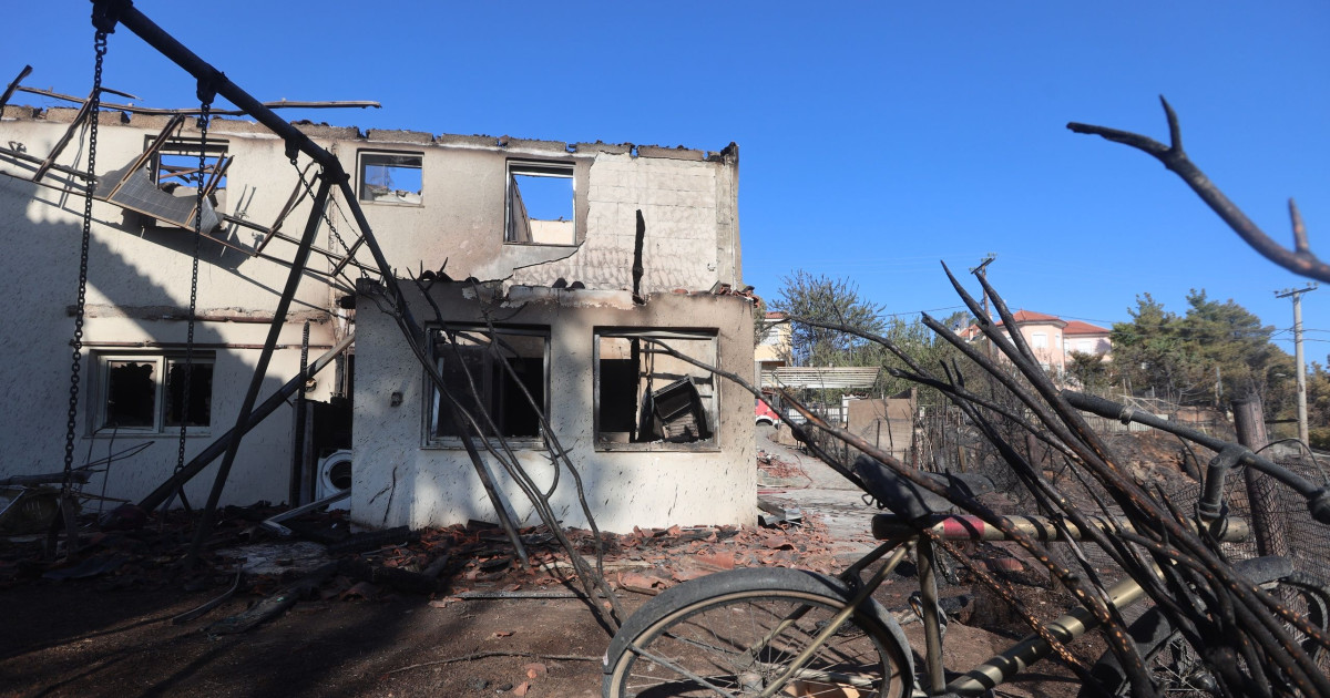 Φωτιά στο Κρυονέρι: Ξεκίνησε η καταγραφή των ζημιών - Κατεστραμμένα ...