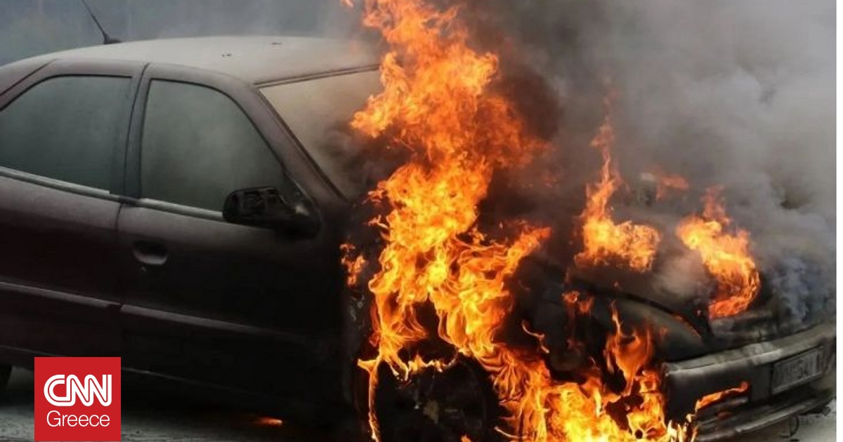 Σορός άνδρα εντοπίστηκε μέσα σε φλεγόμενο όχημα στον Δομοκό - CNN.gr