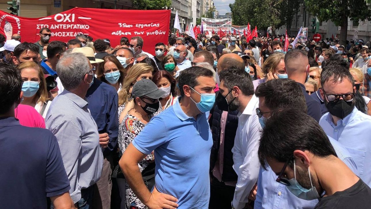 Σε εξέλιξη οι απεργιακές συγκεντρώσεις – Οι δηλώσεις Τσίπρα - Γεννηματά ...