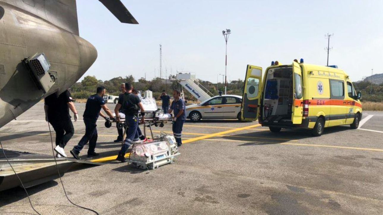 Αεροδιακομιδή έξι ασθενών απο την Πολεμική Αεροπορία το τριήμερο του ...