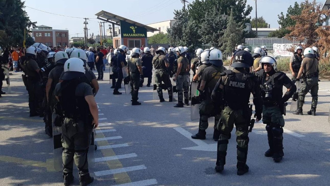 Επεισόδια στο εργοστάσιο της «Μαλαματίνα» - Χρήση χημικών, αναφορές για ...