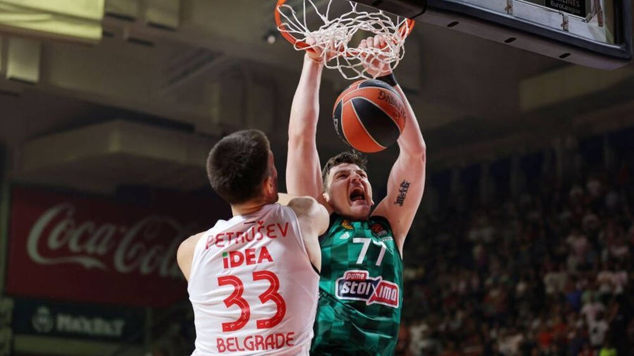 Ερυθρός Αστέρας-Παναθηναϊκός 75-77: Με μαχητική ψυχή και τρομερή ...