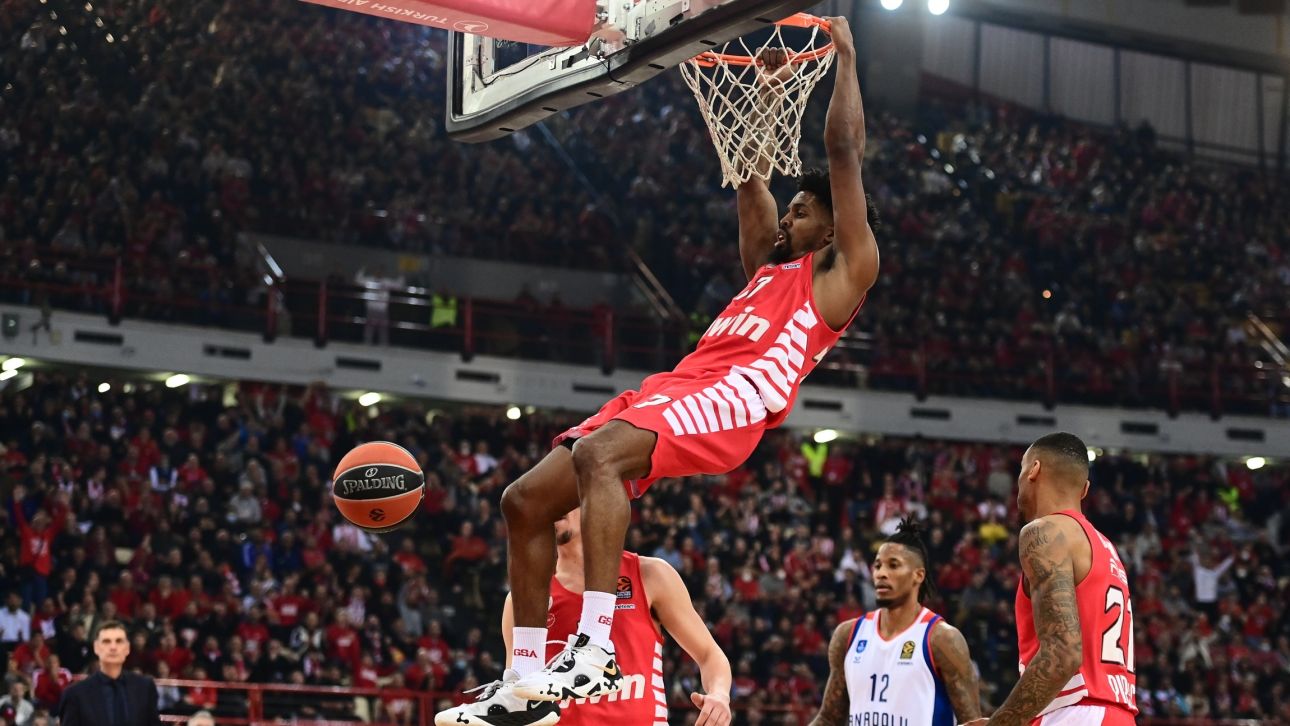 Euroleague: Ασταμάτητος στην κορυφή ο Ολυμπιακός υπέταξε και την Εφές ...