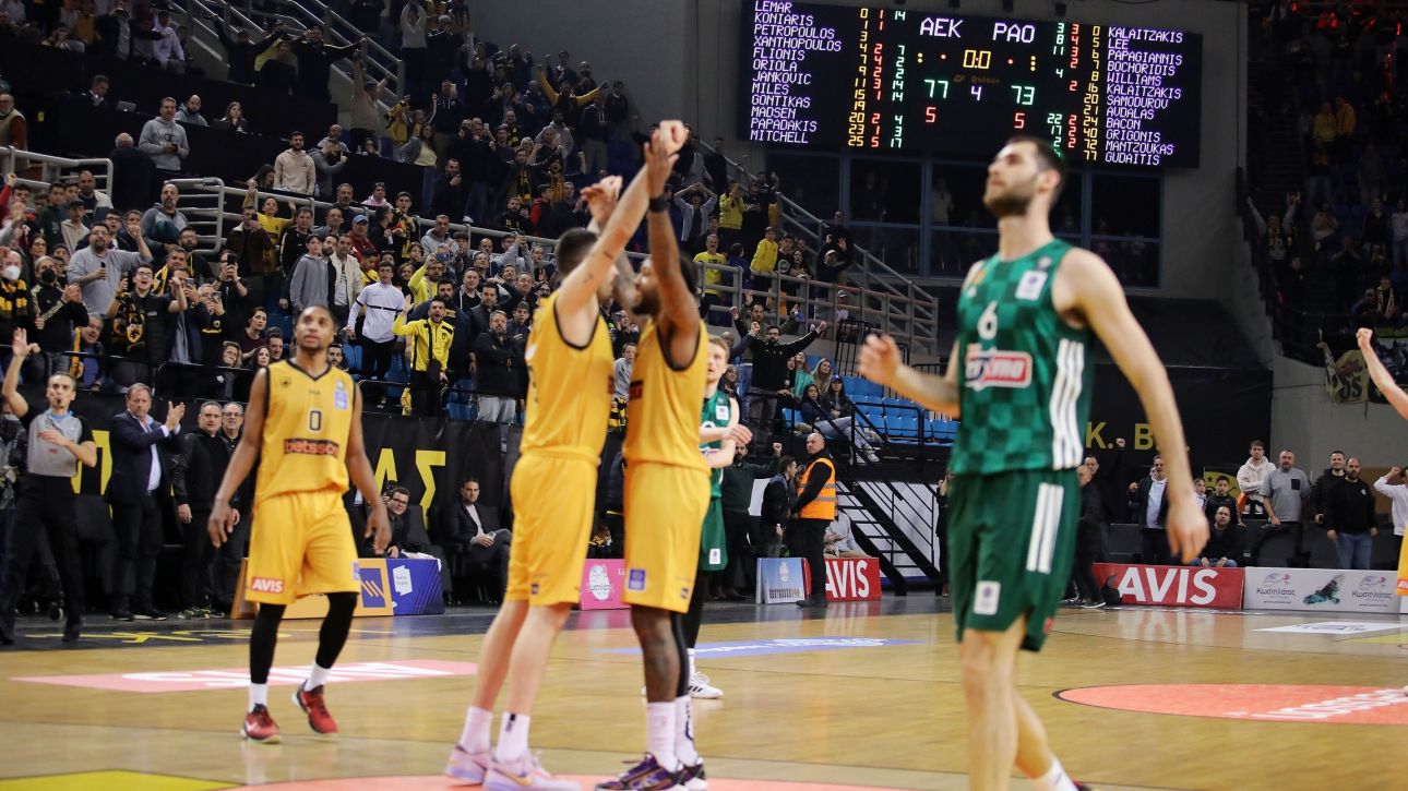 ΑΕΚ- Παναθηναϊκός 77-73: Τρίτη σερί ήττα για τους «πράσινους» στη ...