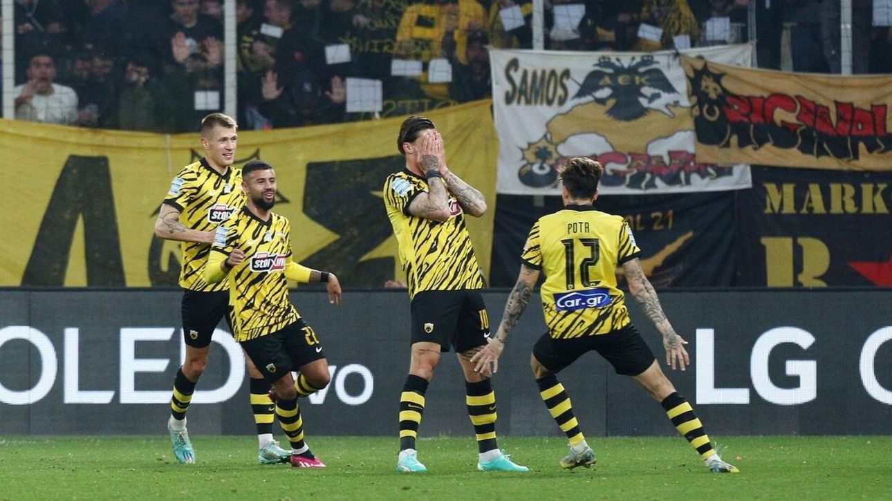 Super League: Στην κορυφή η ΑΕΚ μετά το 3-1 επί του Άρη - CNN.gr