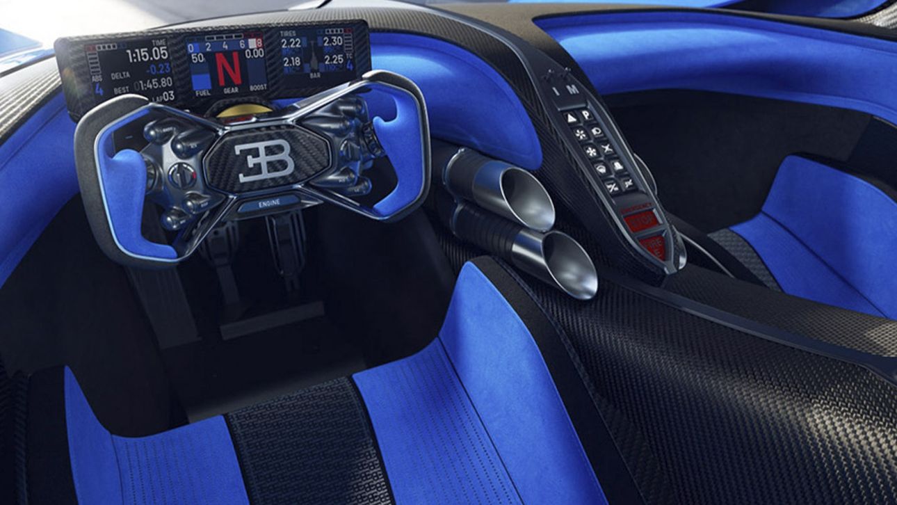 Αυτό βλέπει ο οδηγός της Bugatti Bolide - CNN.gr
